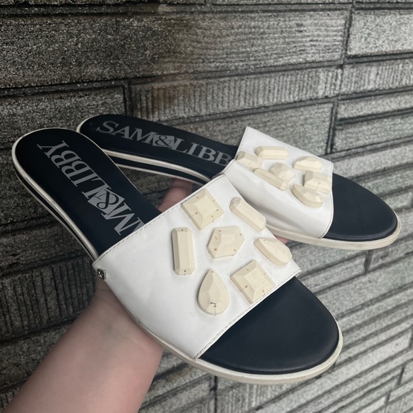 Sam & Libby | Shoes | Sam Libby Gem Flip Flop Slides | Poshmark